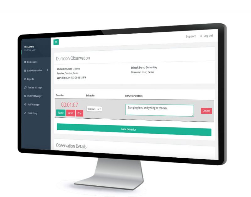Analyzed Behavior: Behavior Tracking App for Education Professionals