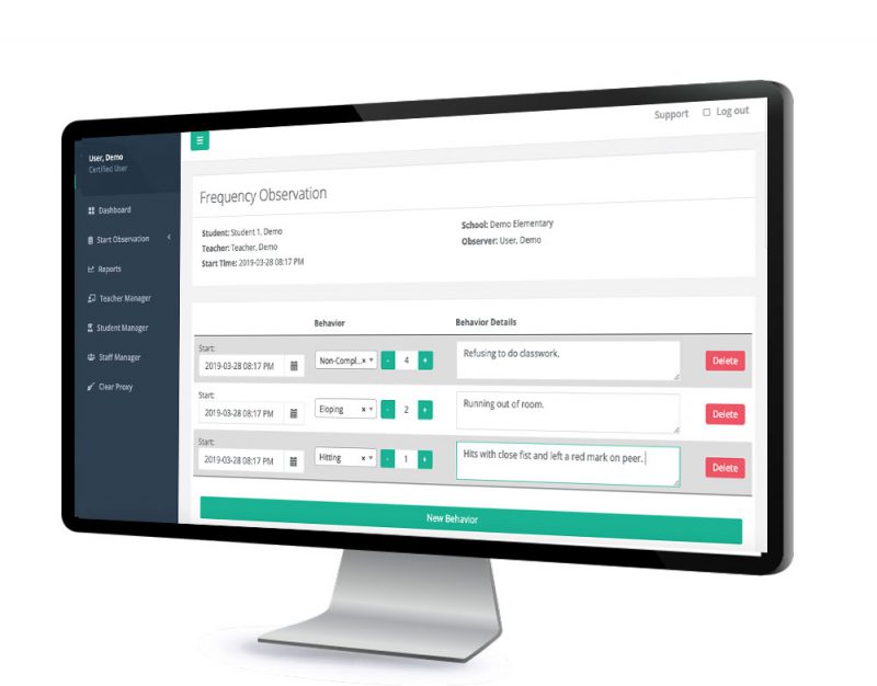 Analyzed Behavior: Behavior Tracking App for Education Professionals